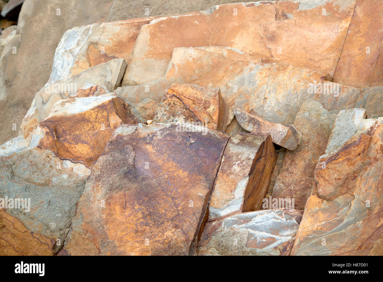 Rock Background, Waymont Beach, Ballyferriter, Slea Head, Dingle, Kerry ...