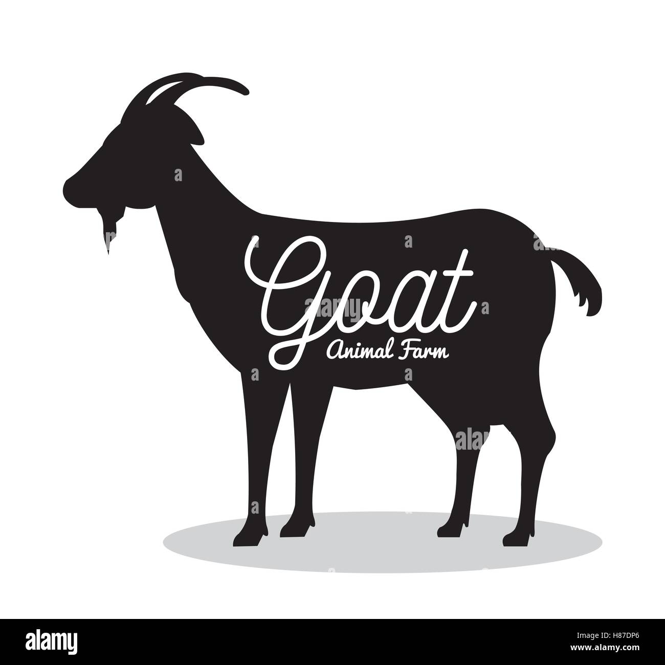 goat animal farm icon vector illustration design Stock Vector Image ...