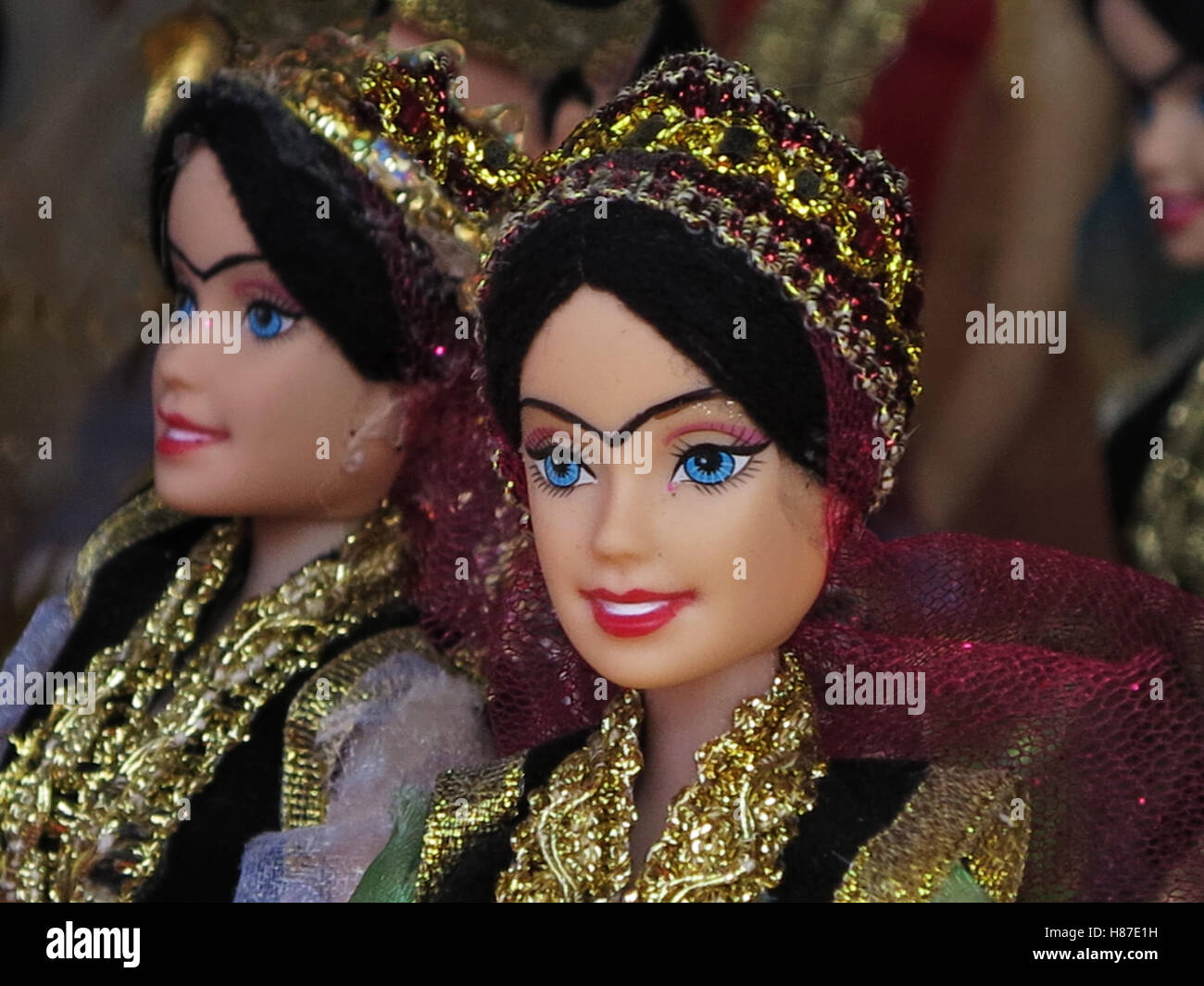 Close-up of Iranian dolls Esfahan Iran Stock Photo - Alamy