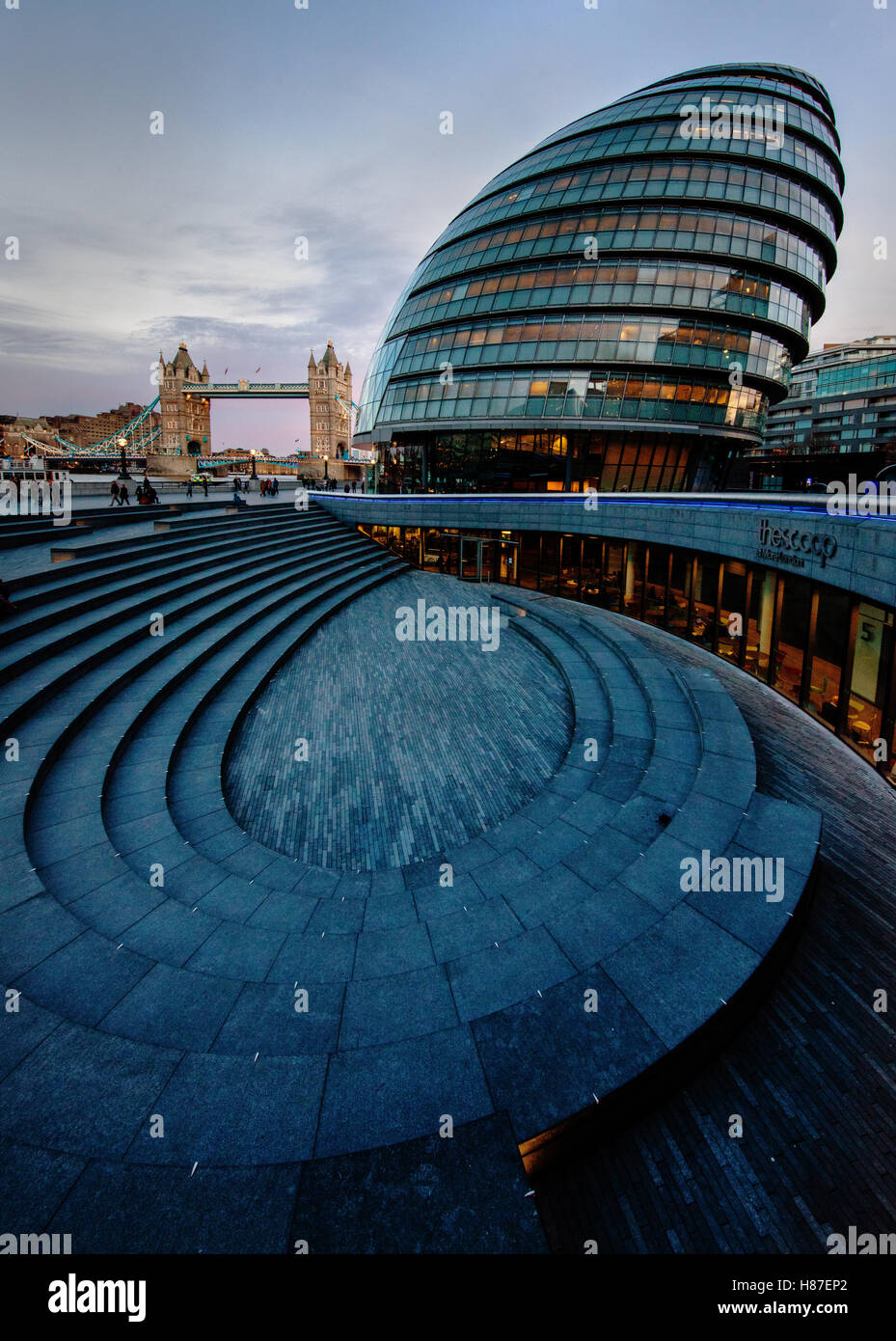 City Hall near Tower Bridge - home to the Mayor of London the Greater ...