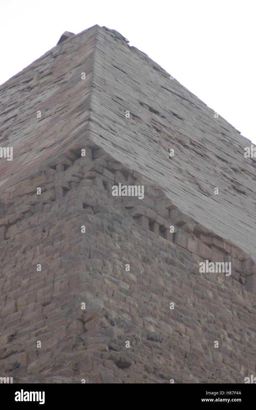 The top of the Pyramid Stock Photo - Alamy