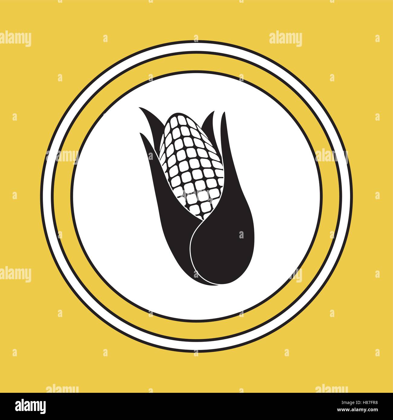 fresh natural corn Stock Vector Image & Art - Alamy