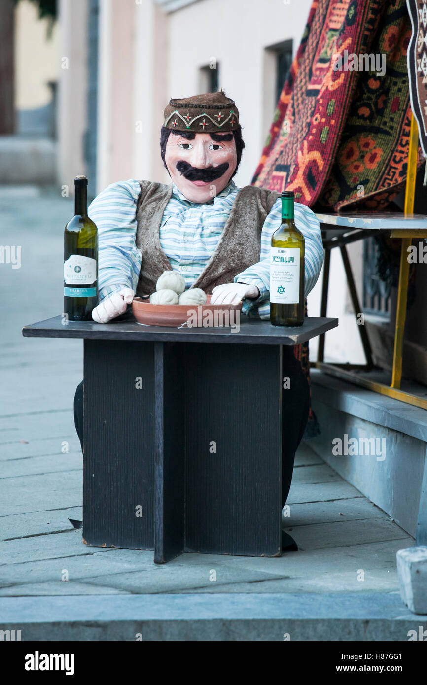 TBILISI, GEORGIA - AUGUST 30, 2016 : Georgian doll in national dress ...