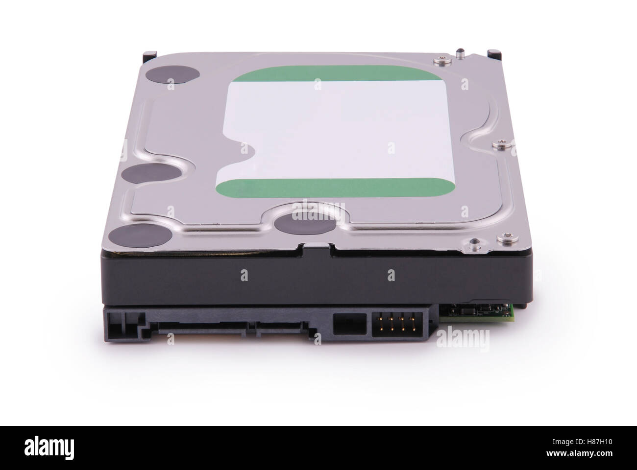 Computer hard disk isolated on white background. Clipping path inside Stock Photo - Alamy