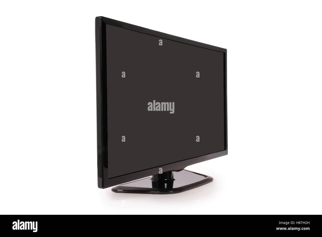 New TV isolated on white background. Closeup with clipping path Stock ...