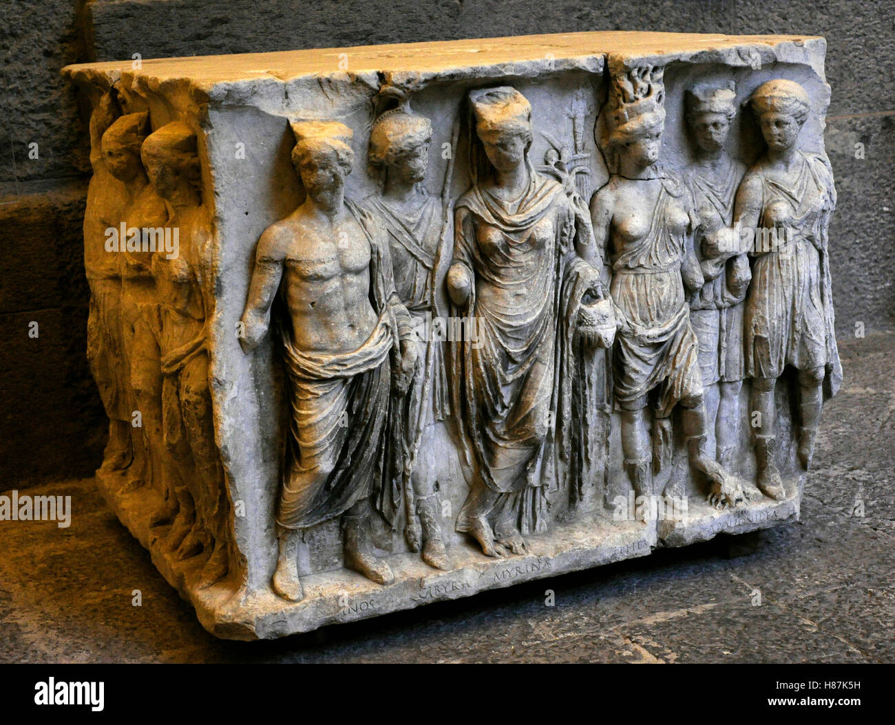 Base with portrayal of the Asian Provinces. 1st century Ad. Marble ...