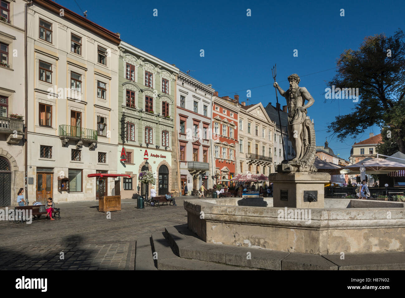 The Rynok Square in Lviv,Ukraine Stock Photo - Alamy