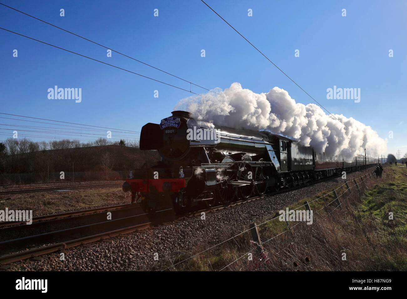Flying scotsman steam train hi-res stock photography and images - Alamy