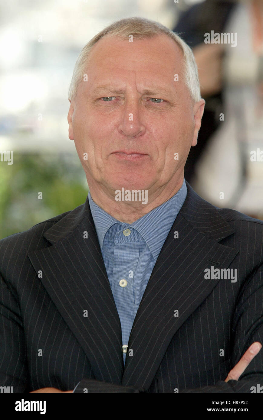 PETER GREENAWAY CANNES FILM FESTIVAL CANNES FRANCE 24 May 2003 Stock ...