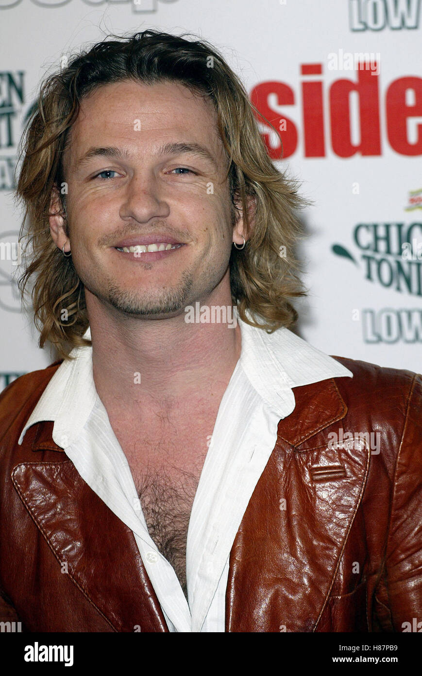 MARTIN DINGLE WALL INSIDE SOAP AWARDS 2003 LA RASCASSE LONDON ENGLAND ...