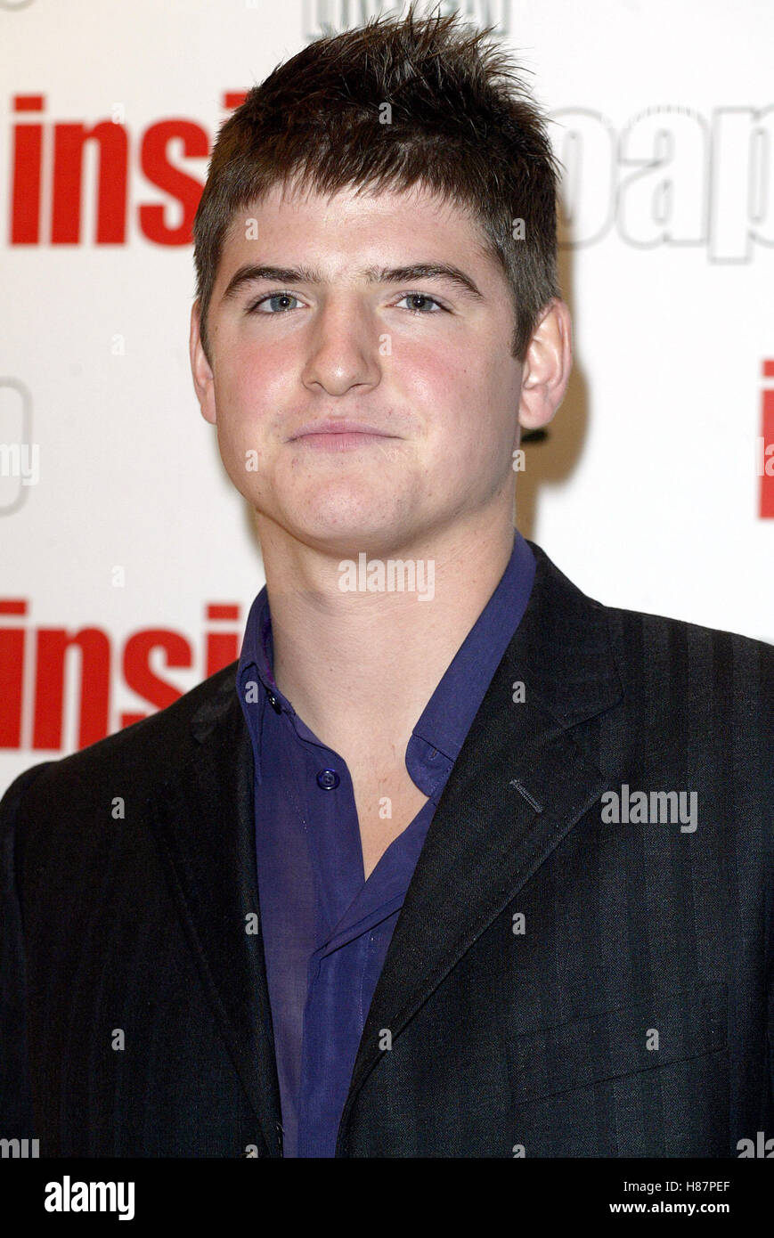 JAMES ALEXANDROU INSIDE SOAP AWARDS 2003 LA RASCASSE LONDON ENGLAND 29 ...