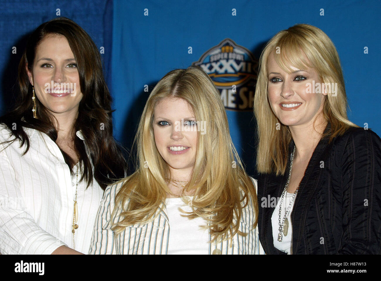 DIXIE CHICKS SUPERBOWL 2003 PHOTOCALL QUALCOMM STADIUM SAN DIEGO USA 24 ...