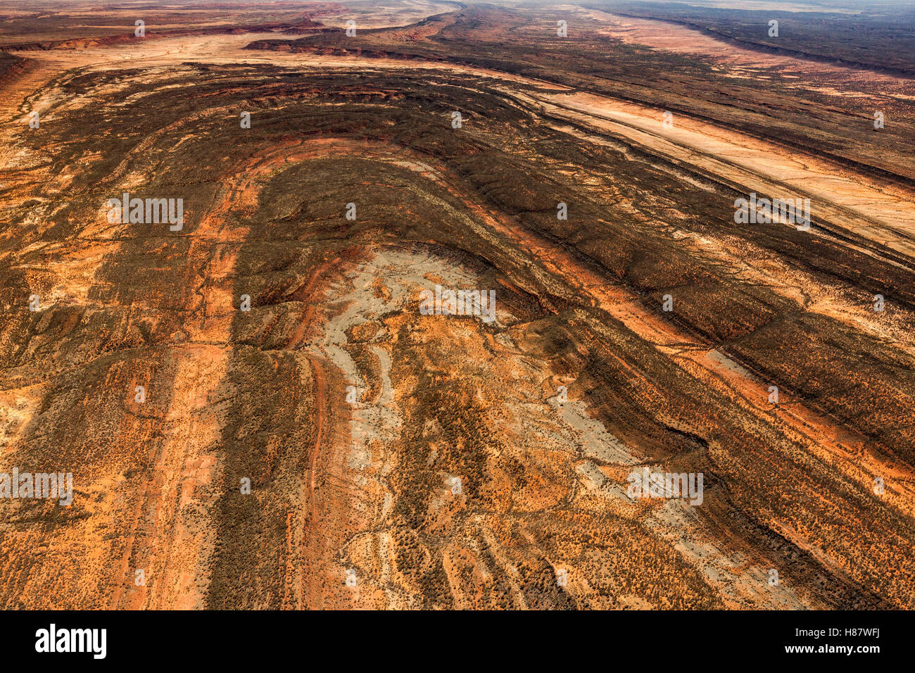 Folded ridges, Northern Territory, Australia Stock Photo - Alamy