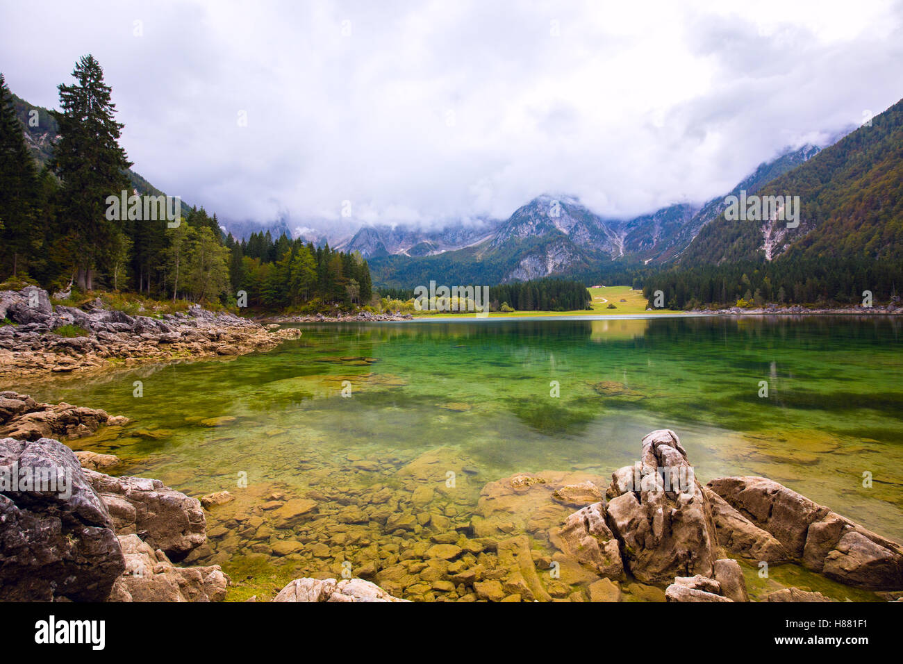 Lake laghi di fusine italy hi-res stock photography and images - Alamy