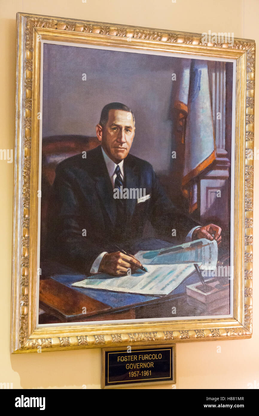 Portrait of Foster Furculo Governor of Massachusetts in the ...