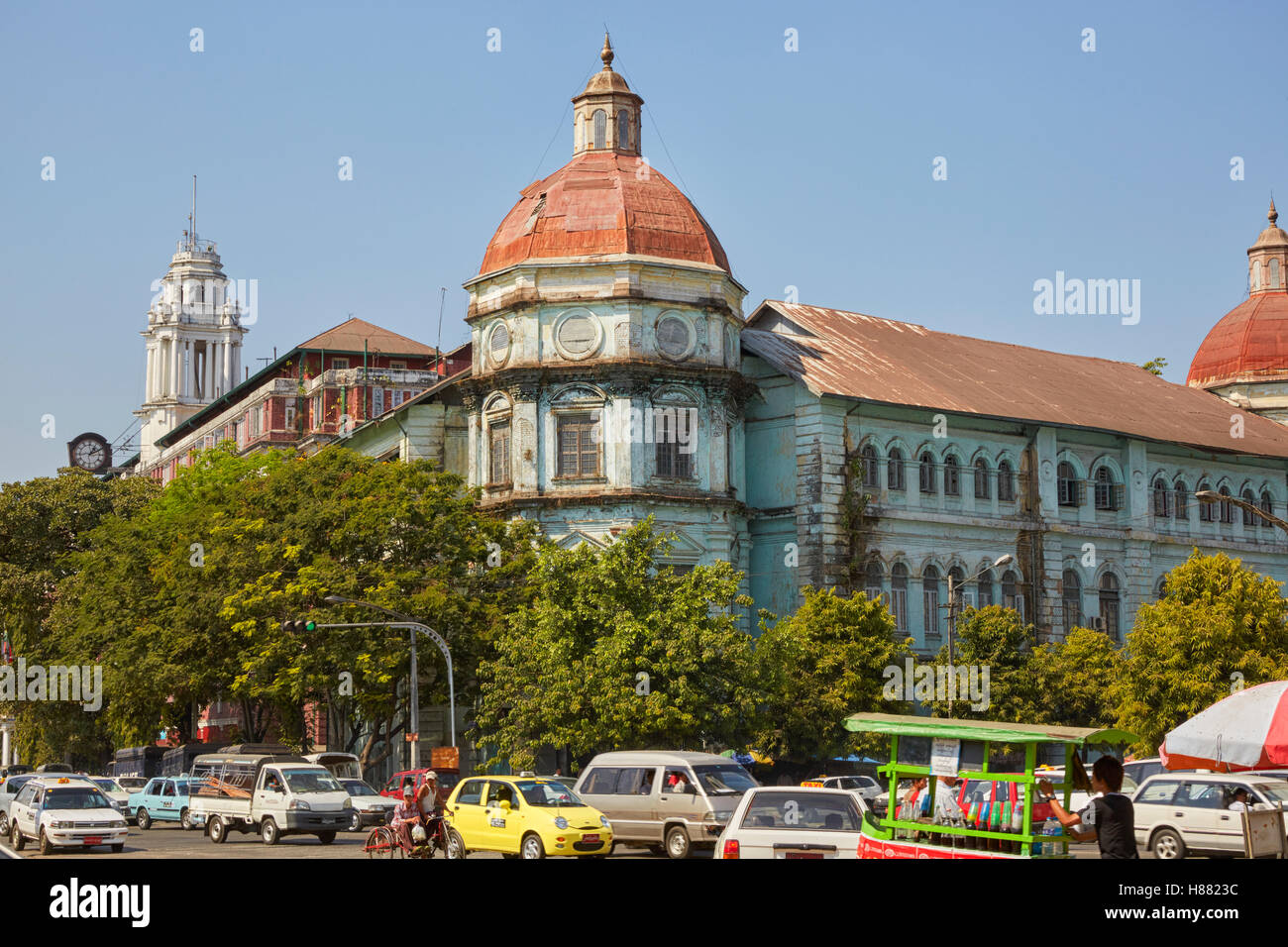Strand road yangon hi-res stock photography and images - Alamy