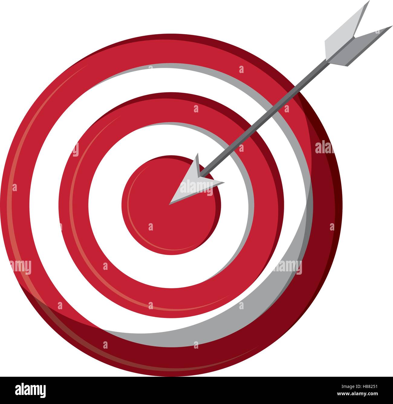 Isolated target and arrow design Stock Vector Image & Art - Alamy