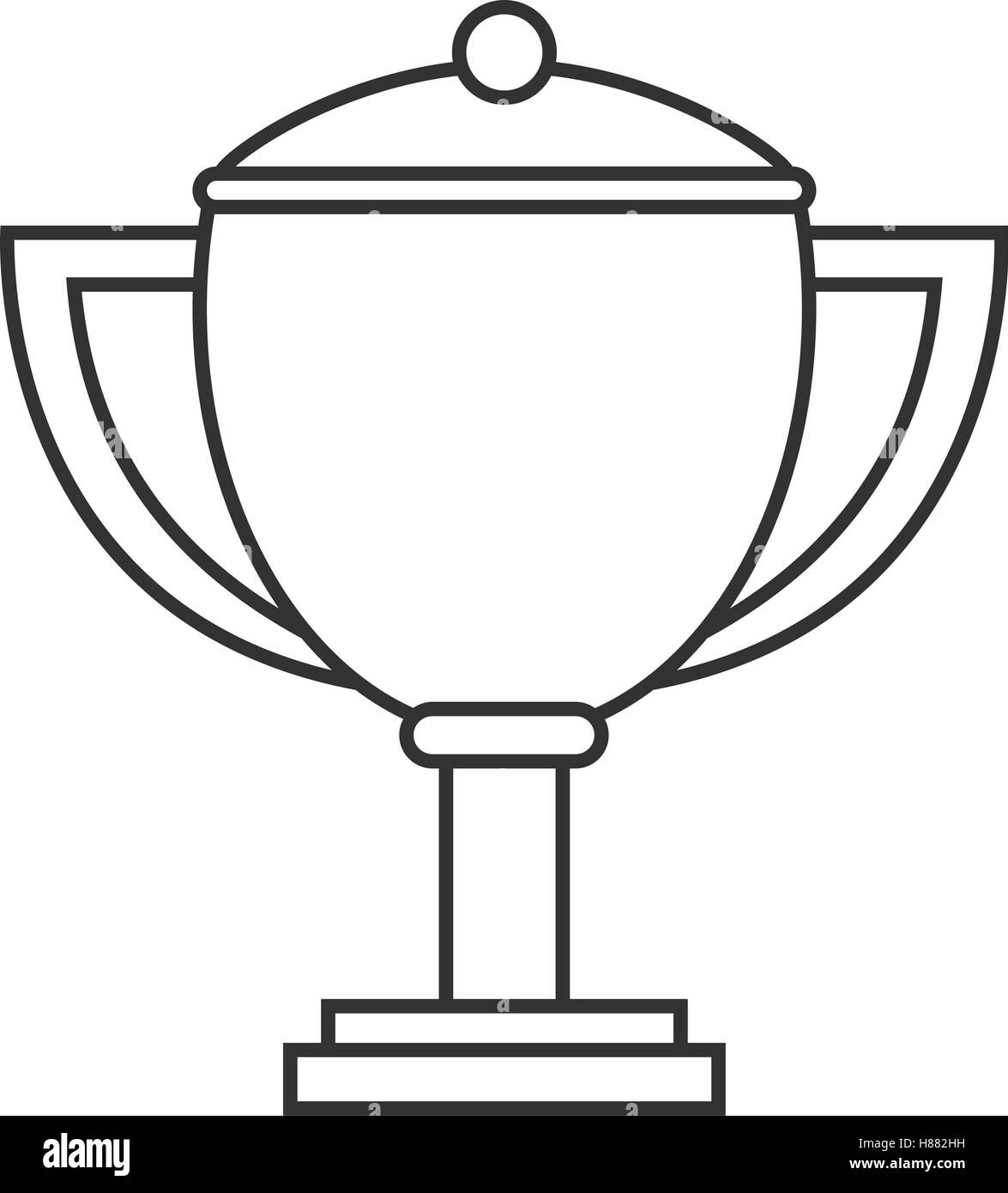 Isolated trophy cup design Stock Vector Image & Art - Alamy