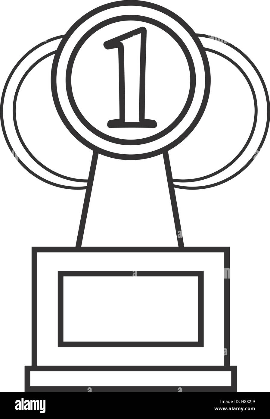 Competitor number Stock Vector Images - Alamy