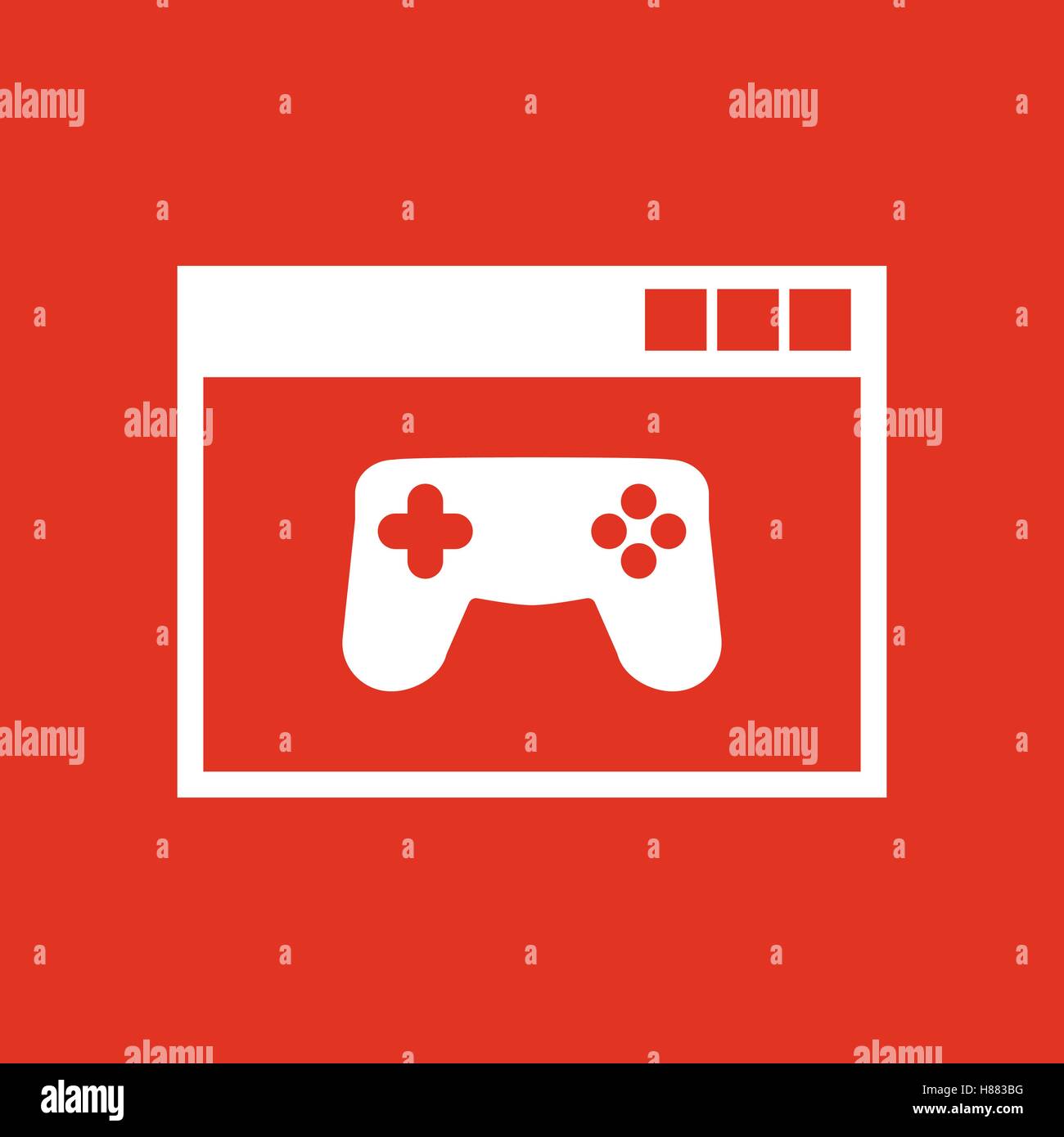 Game logo design concept ai hi-res stock photography and images - Alamy