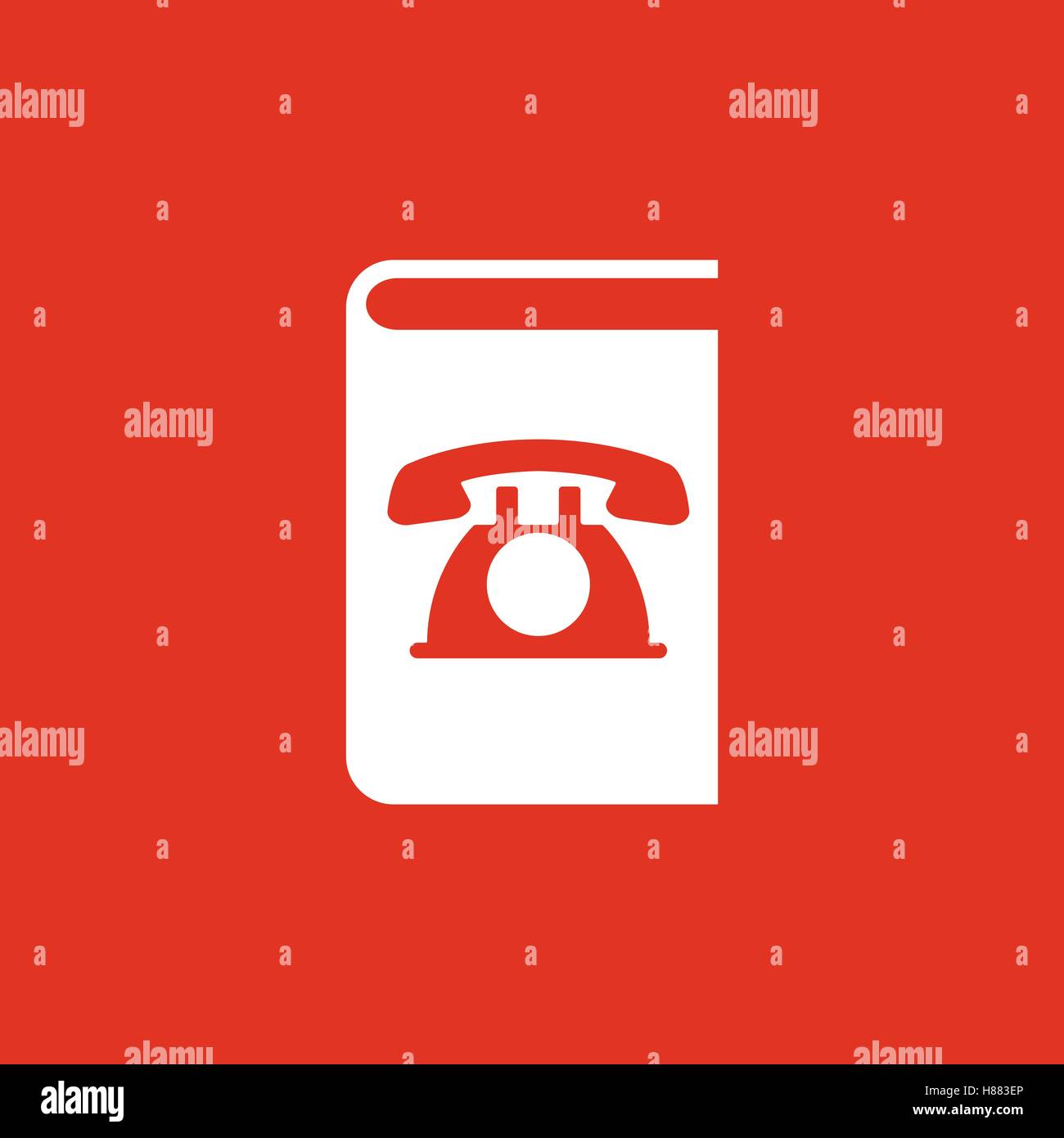 Phonebook icon. vector design. Telephone book, Phonebook symbol. web ...