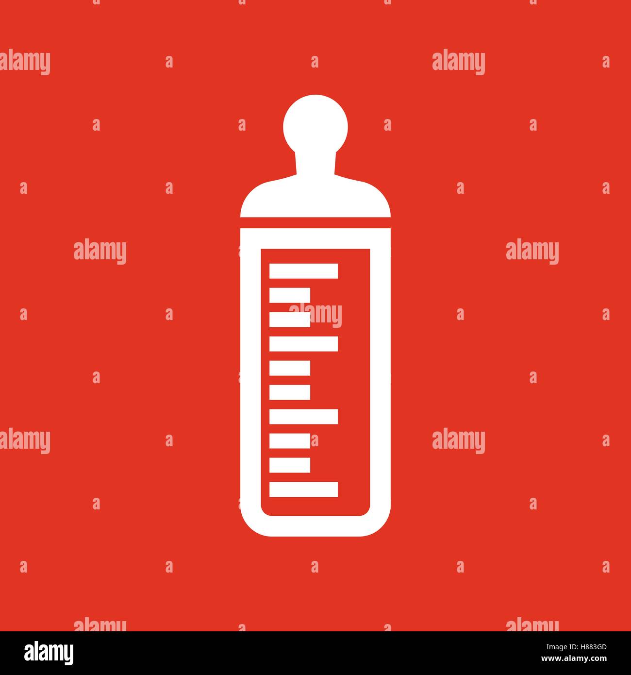 Baby bottle icon. Baby milk bottle design. baby water bottle symbol ...