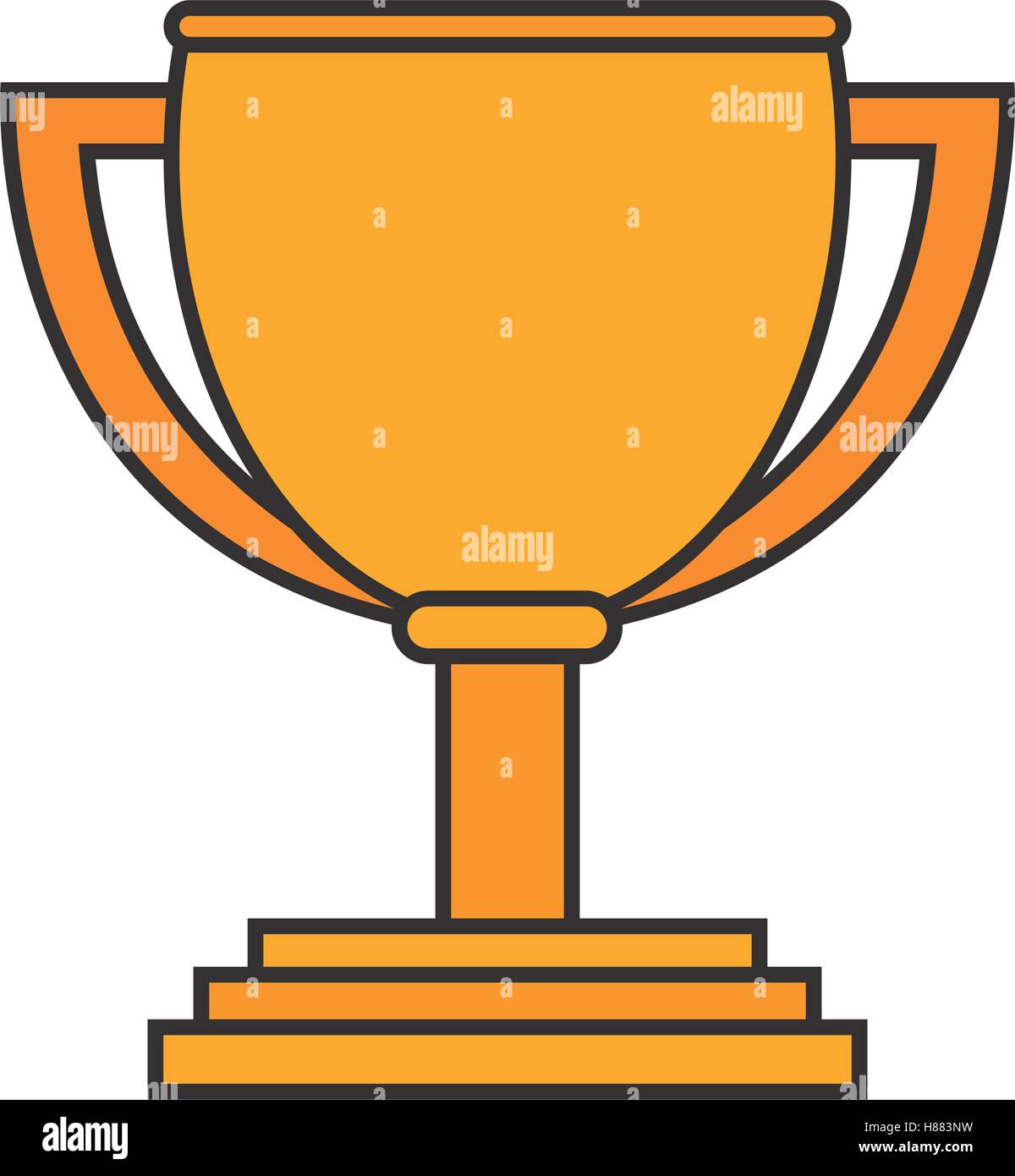 Isolated trophy cup design Stock Vector Image & Art - Alamy