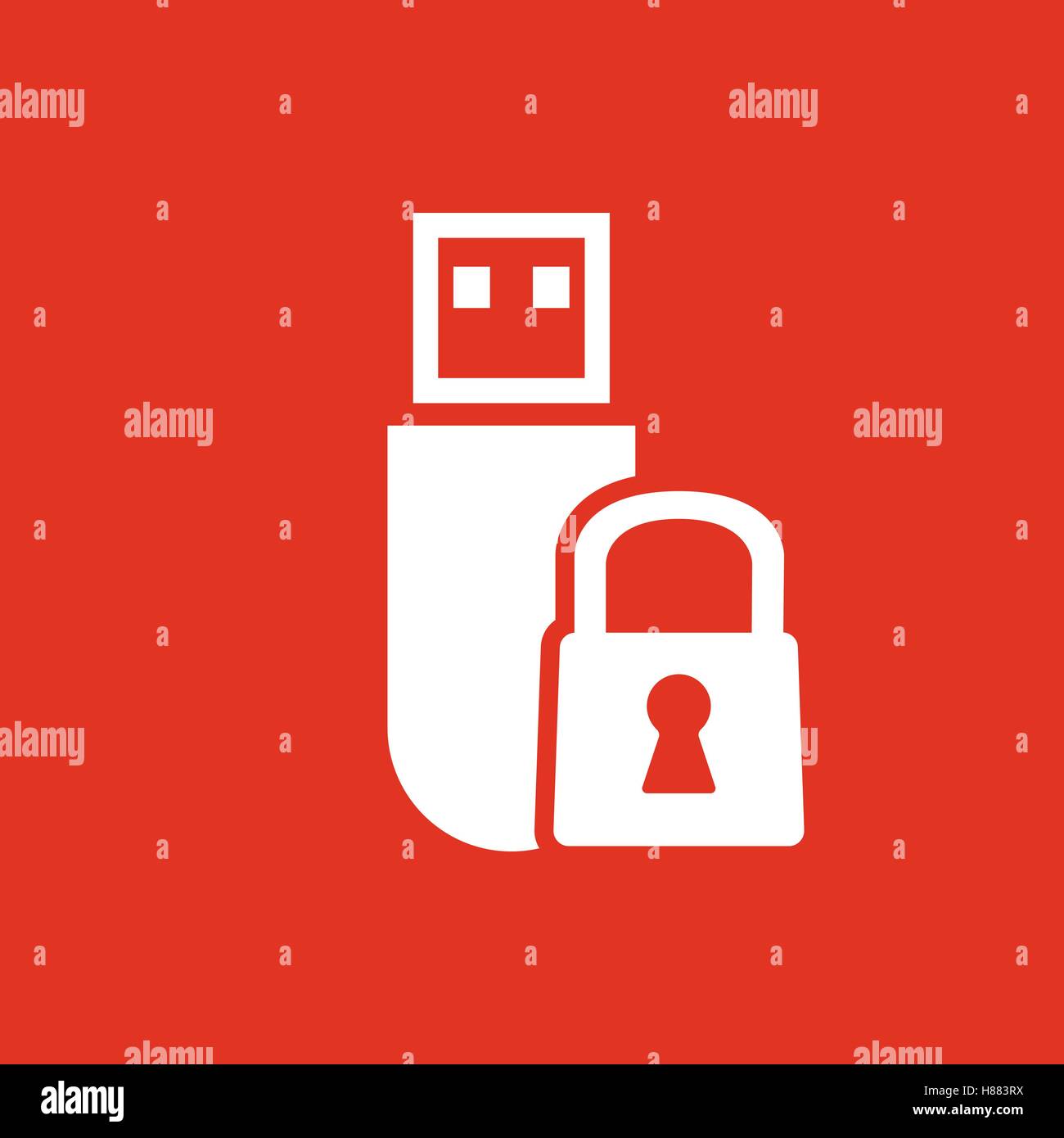 The data protection icon. Transfer and connection, data protection ...