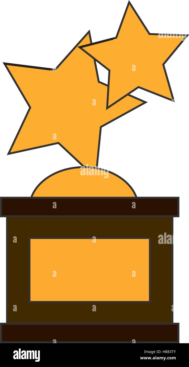Isolated trophy star design Stock Vector Image & Art - Alamy