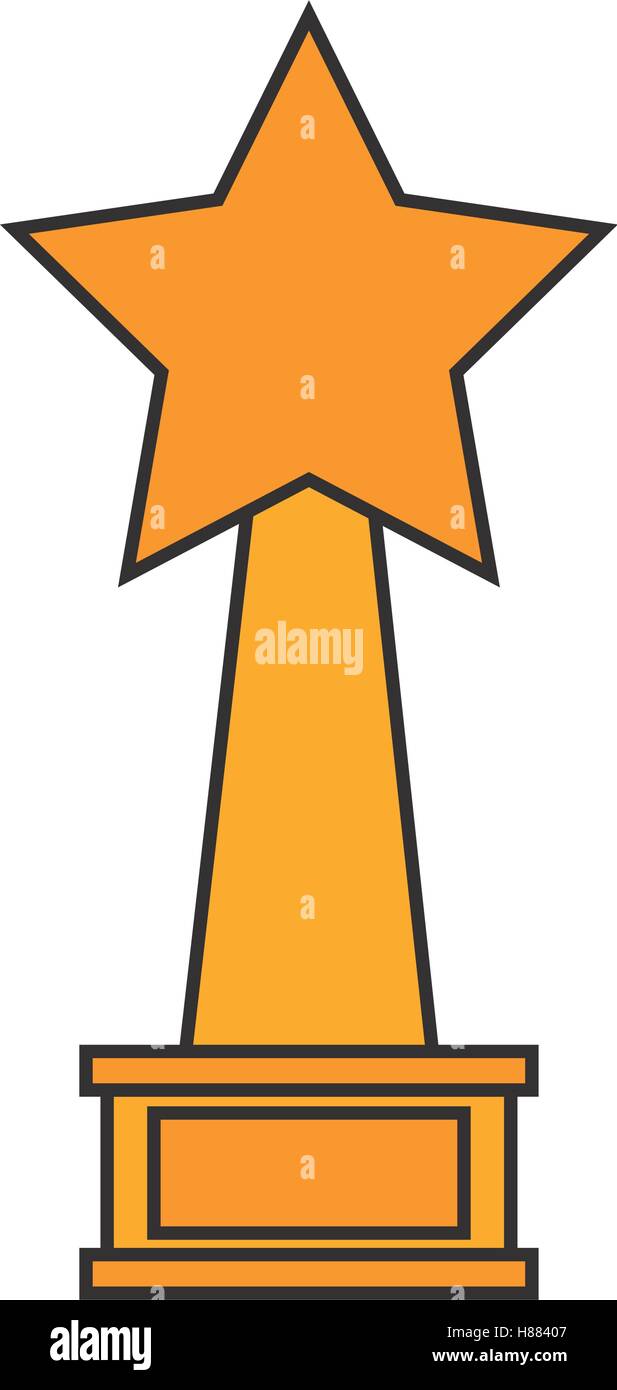 Isolated trophy star design Stock Vector Image & Art - Alamy