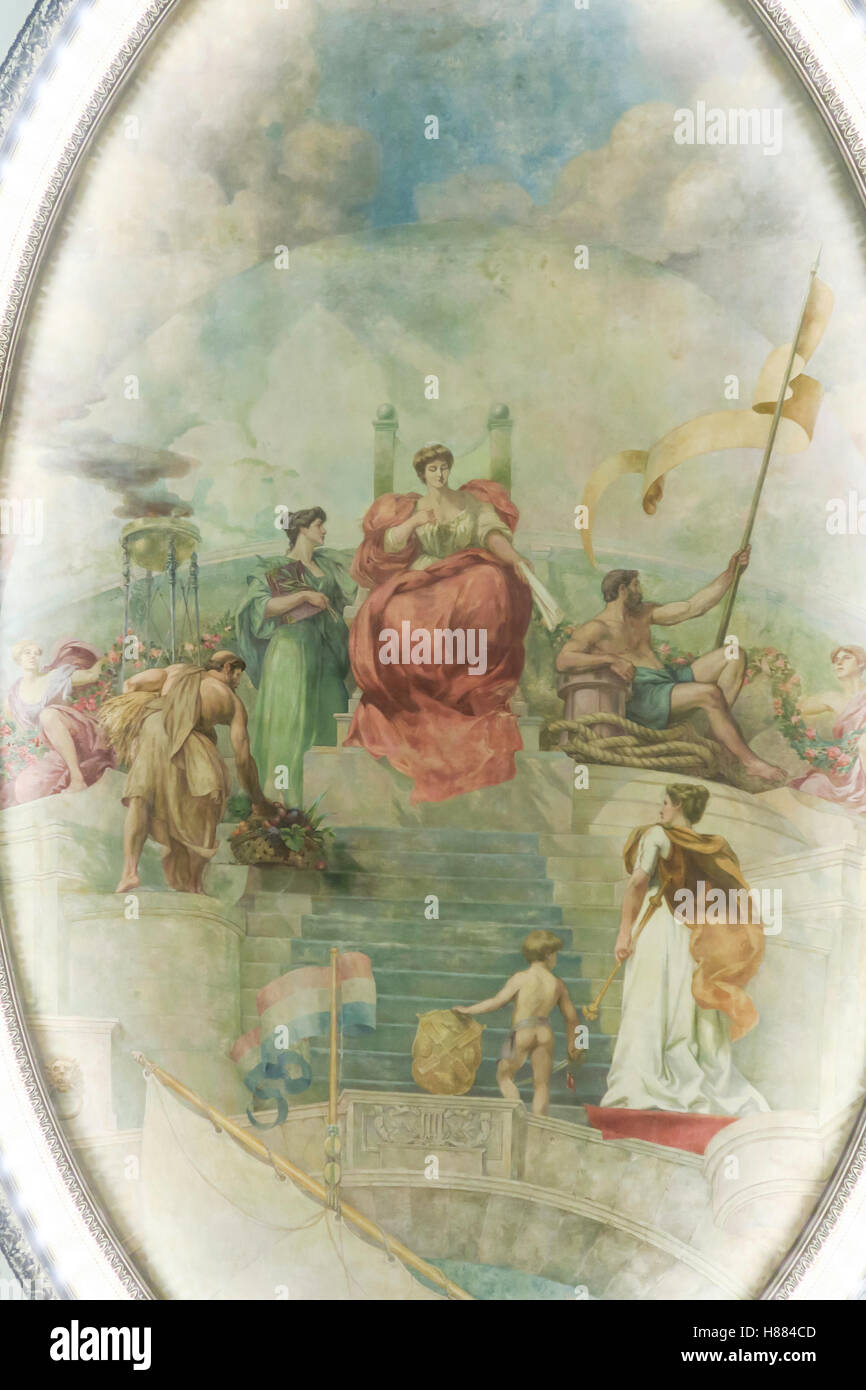 New York City Hall Interior, NYC Stock Photo - Alamy