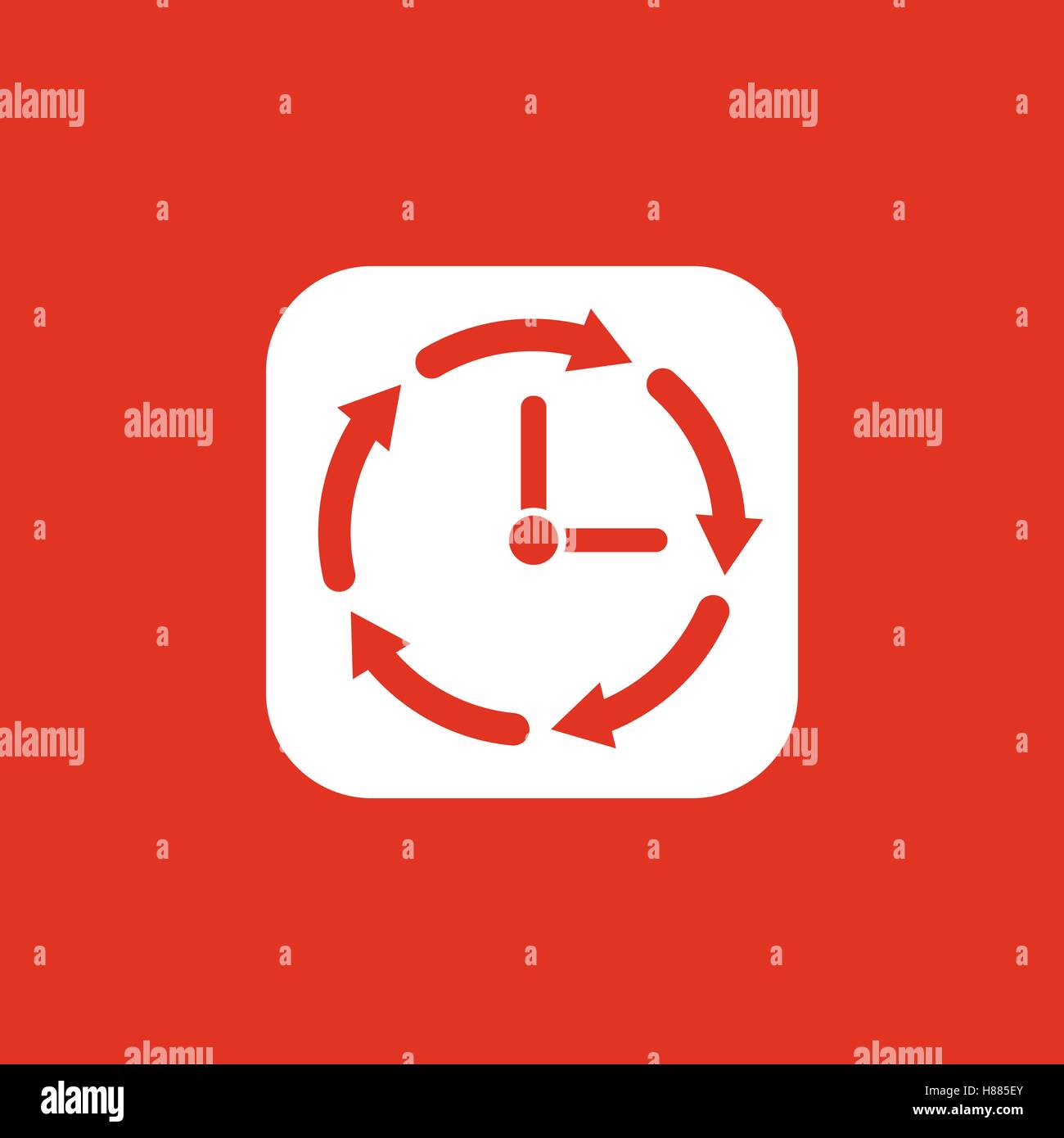 Time, clock icon. Time and watch, timer, clock symbol. UI. Web. Logo ...