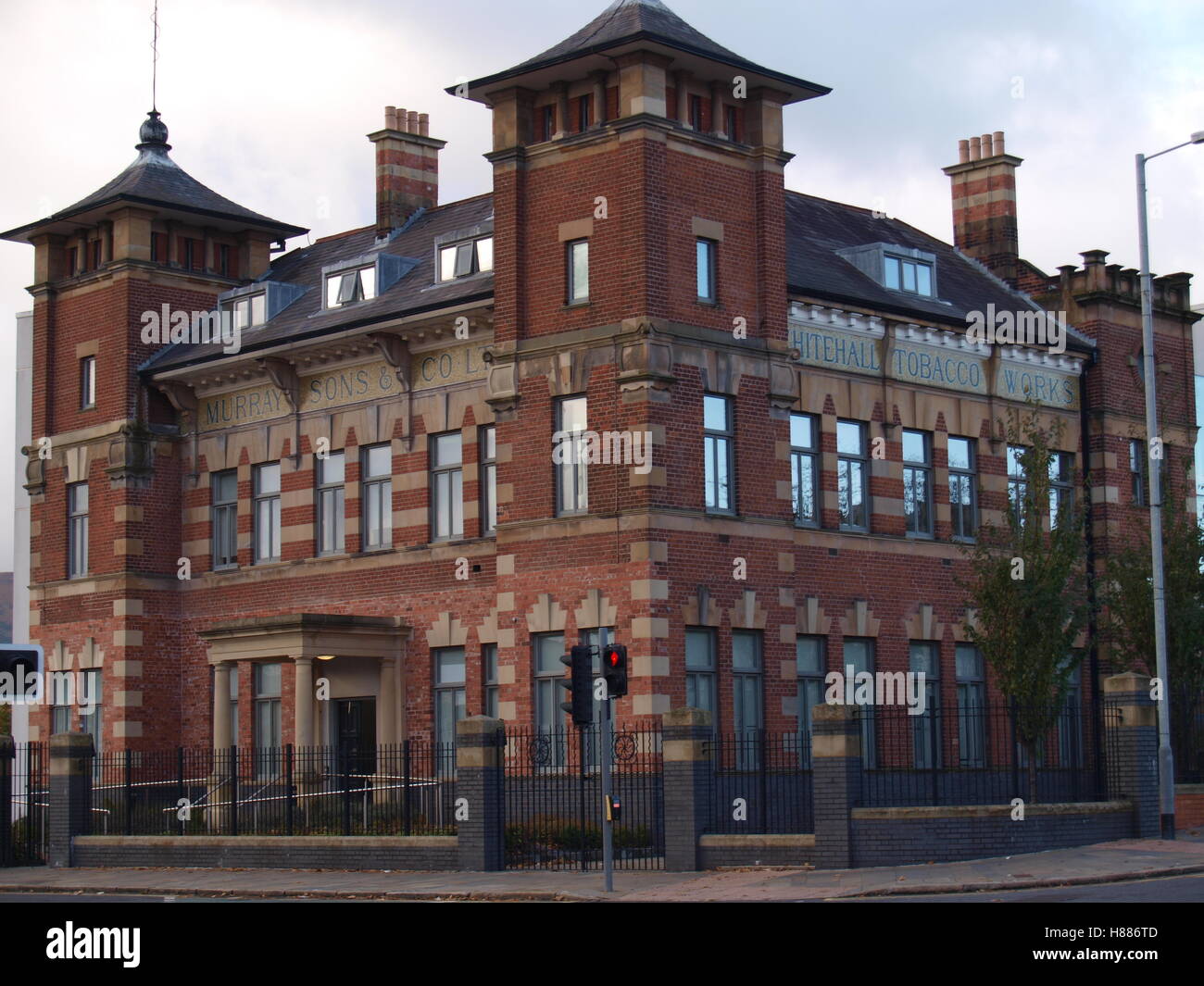 Murrays Tobacco Factory Sandy Row Belfast Stock Photo - Alamy