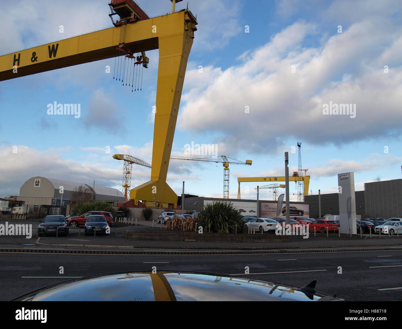 Harland and Wolff Titanic Quarter Belfast Northern Ireland Stock Photo ...