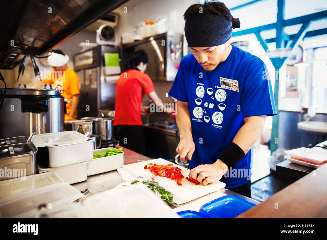 Three chefs hi-res stock photography and images - Alamy