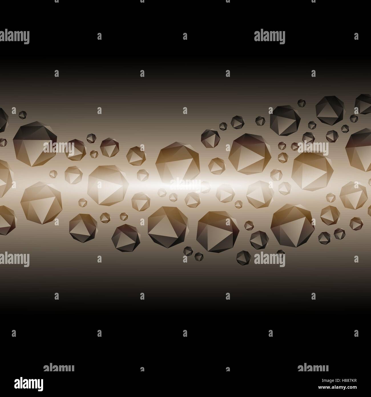 Wavy background of geometric shapes. Amazing golden background with ...