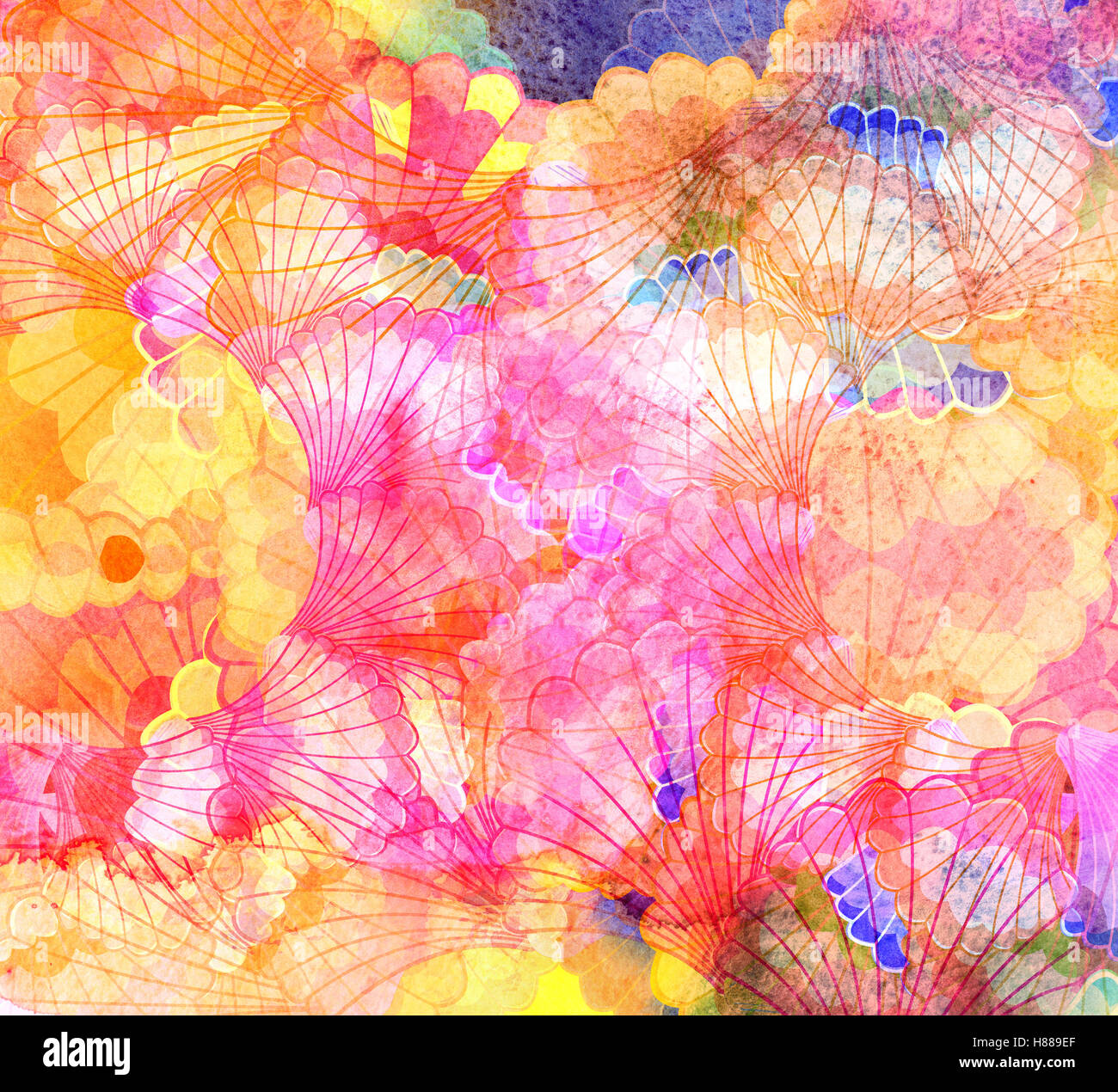 Watercolor abstract background Stock Photo - Alamy