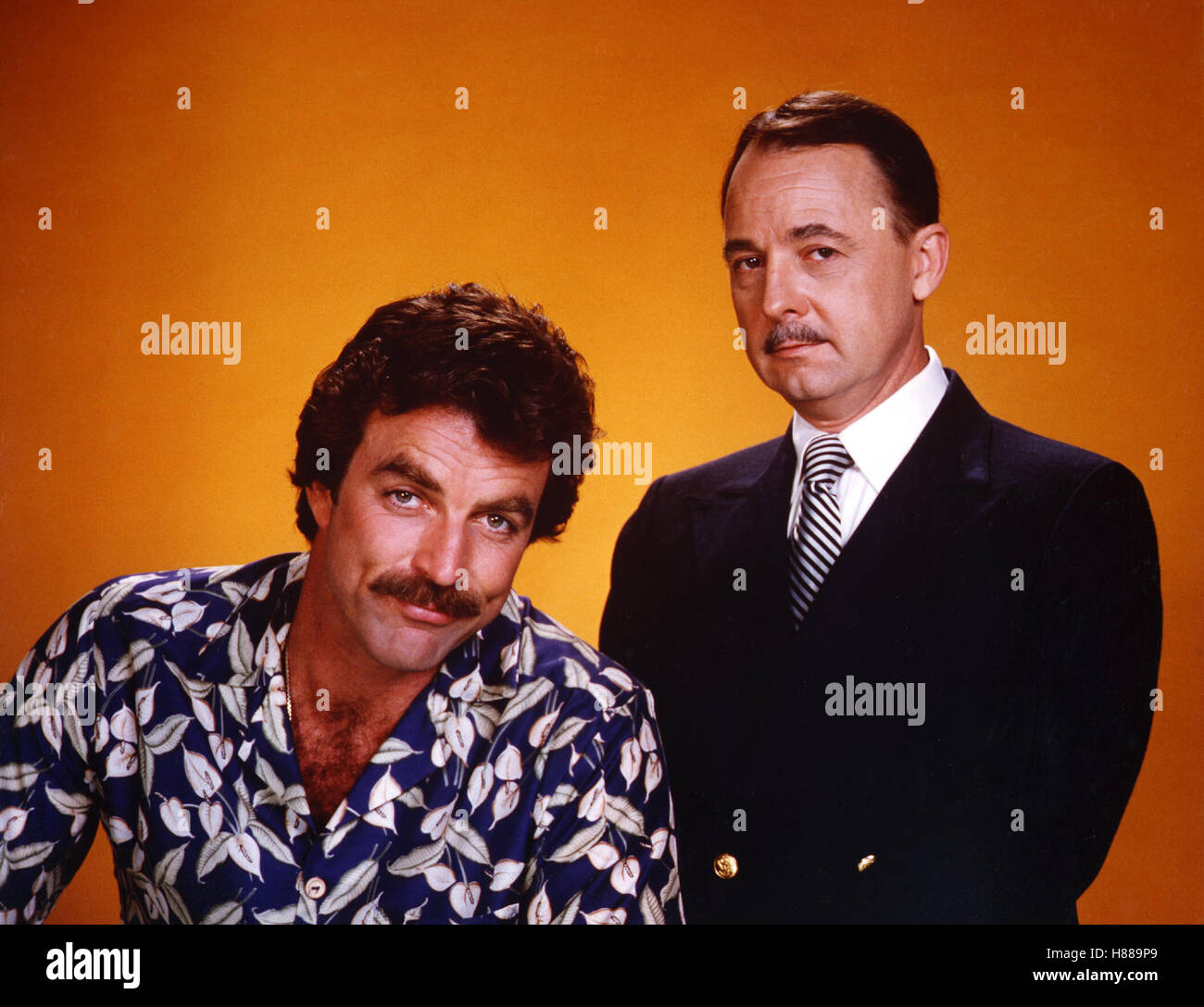 Magnum, (MAGNUM, P.I.) USA 1986, TOM SELLECK, JOHN HILLERMAN Stock ...