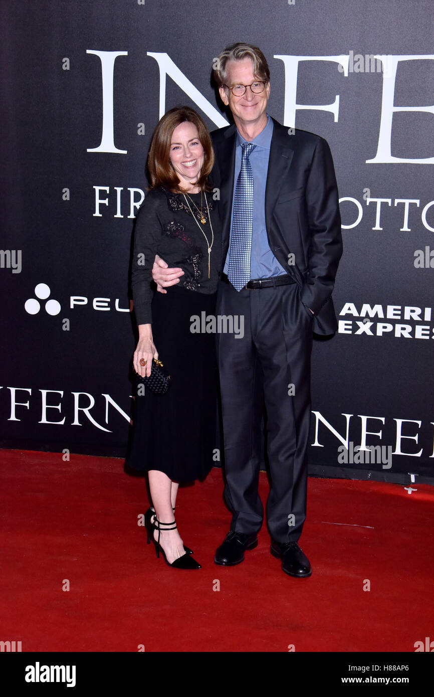 Melissa Thomas and David Koepp attending the photocall ahead of the World premiere of 'Inferno ...