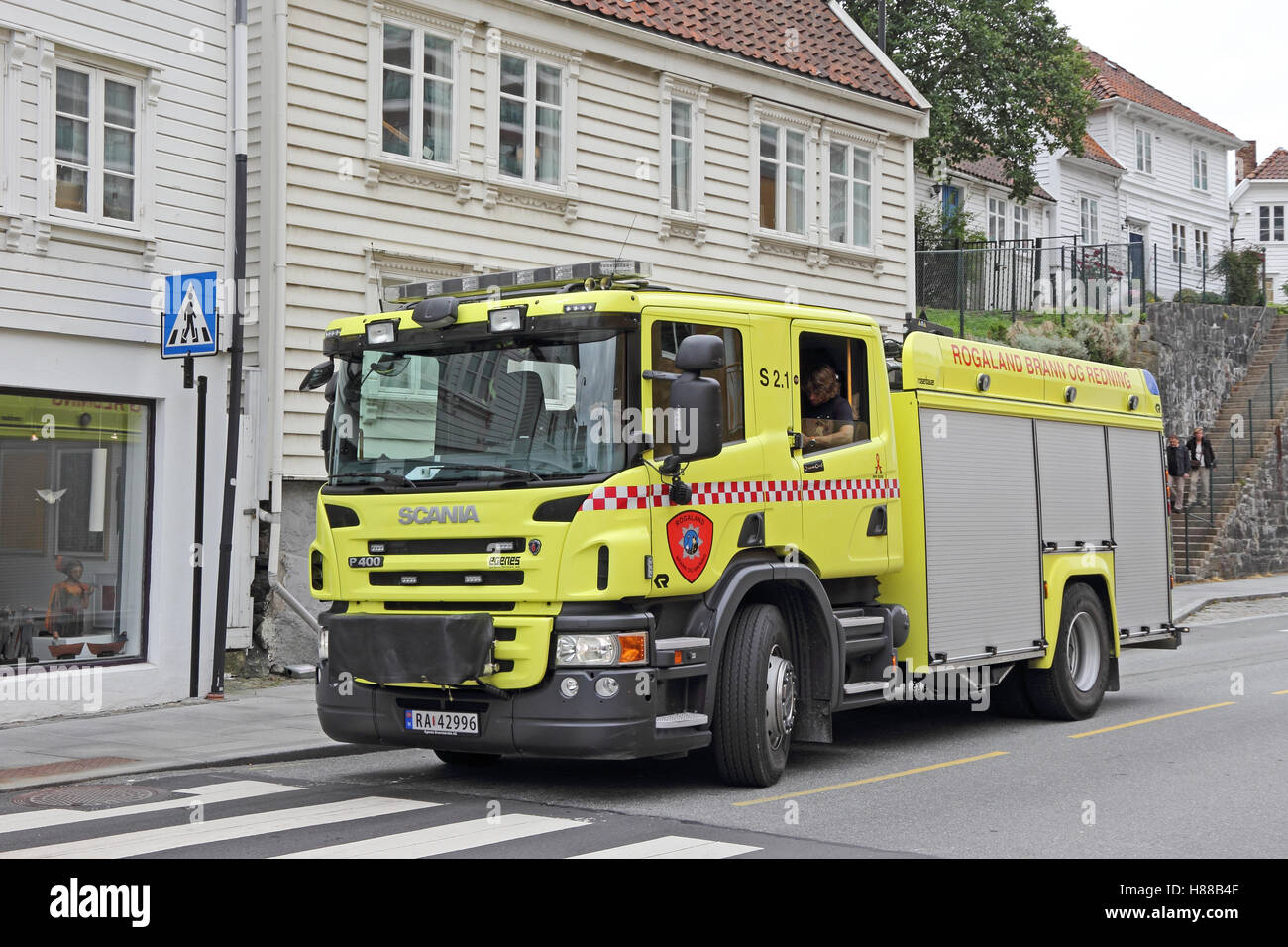 Scania Fire and Rescue truck, Norway Stock Photo: 125574191 - Alamy