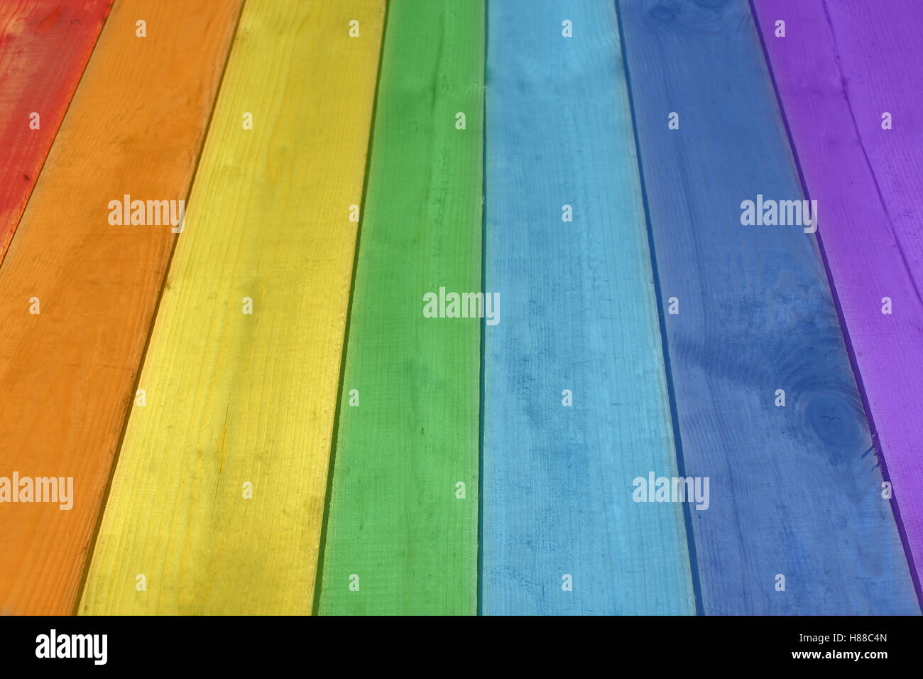 Background from multicolored boards in colors of rainbow Stock Photo ...