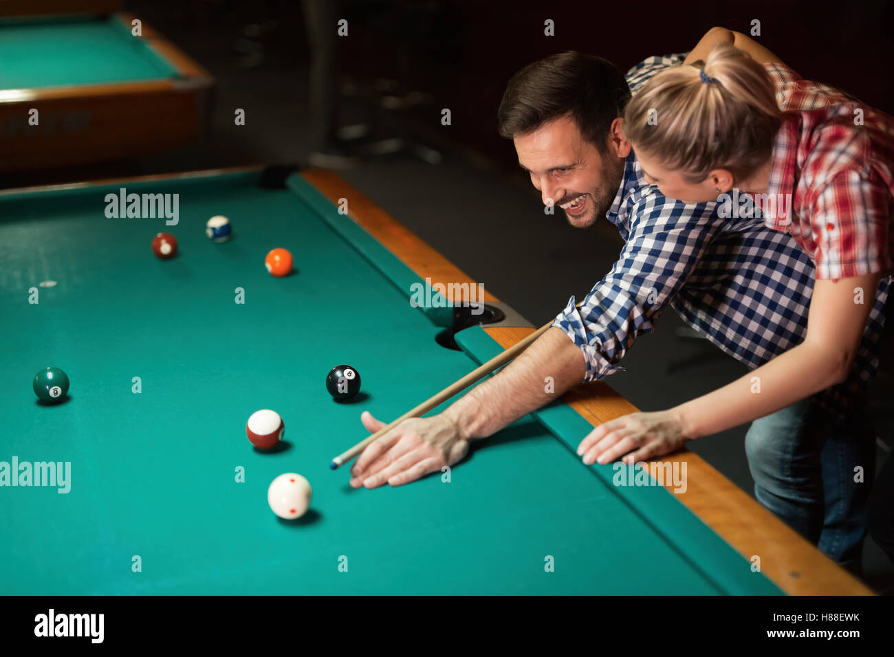 Billiards table hi-res stock photography and images - Alamy