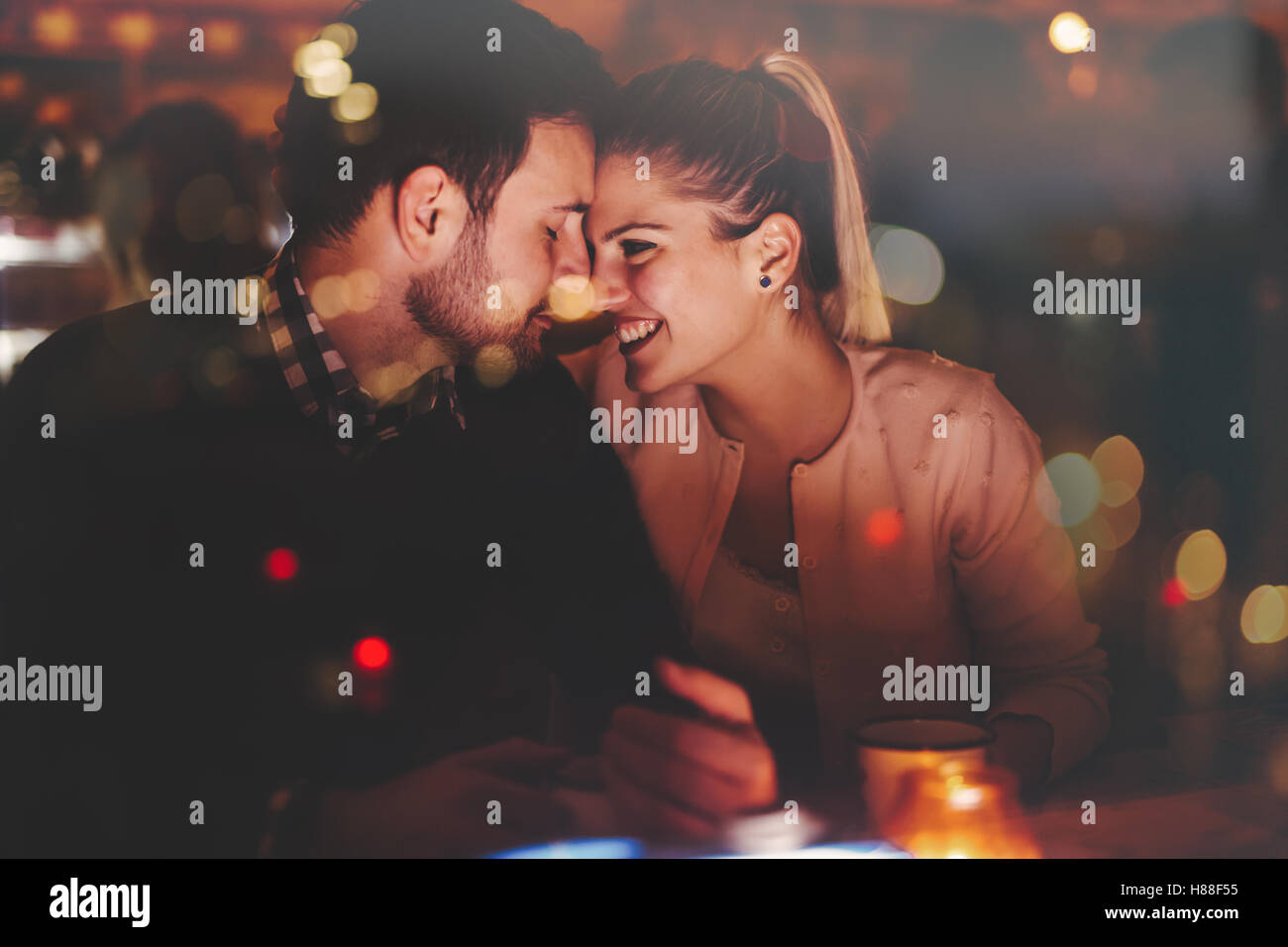 Romantic drink for two hi-res stock photography and images - Alamy