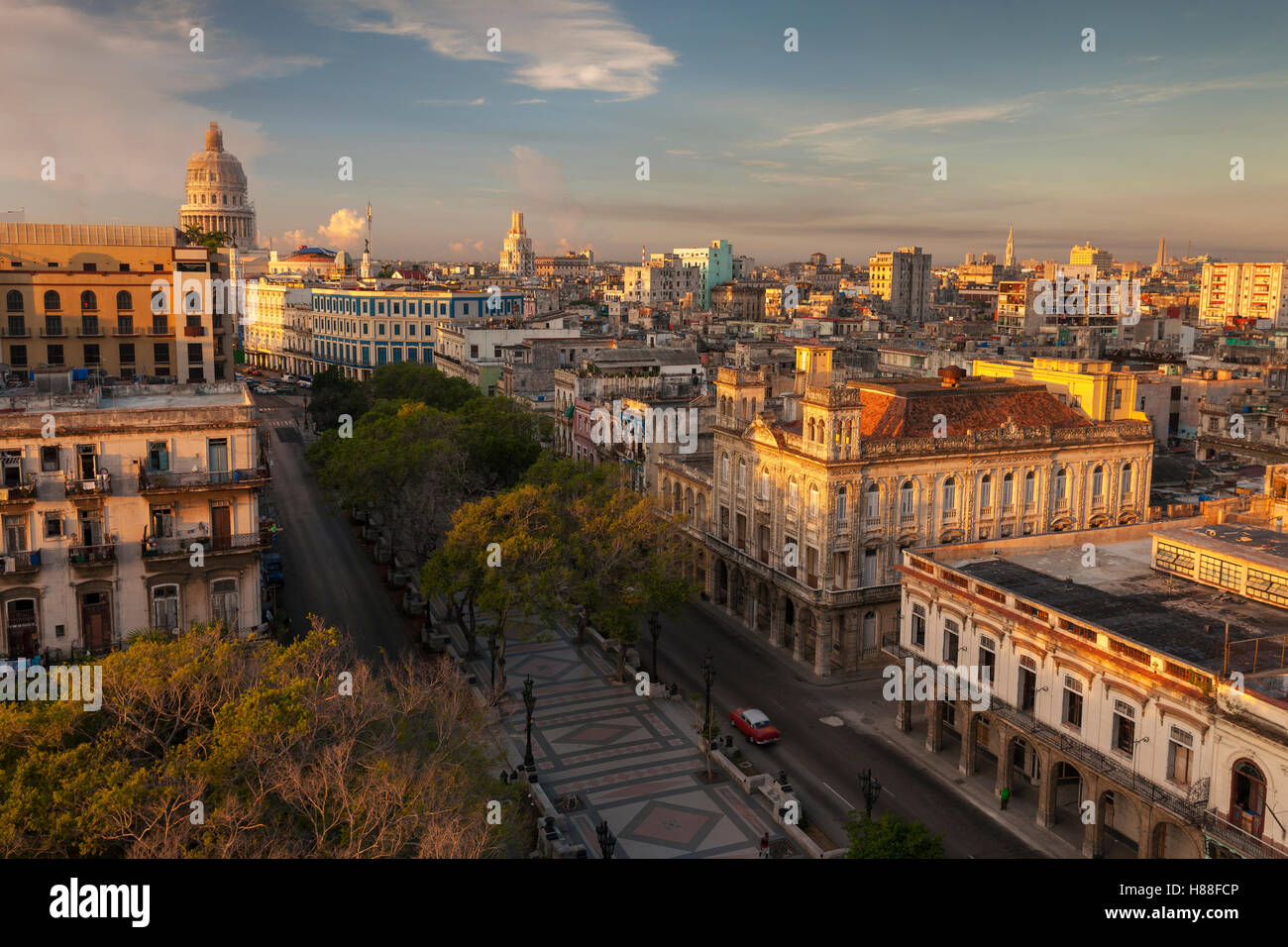 City at sunrise, Havana, Cuba Stock Photo - Alamy