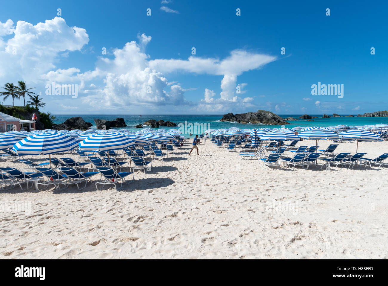 Fairmont Southampton's beach, Bermuda Stock Photo - Alamy