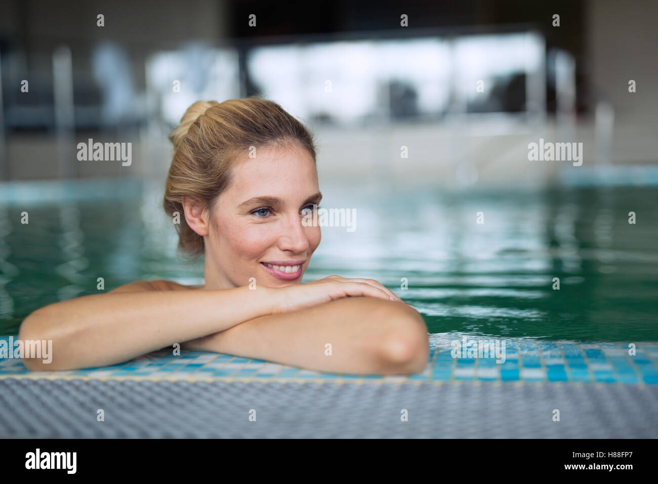 Woman spa bikini hi-res stock photography and images - Alamy