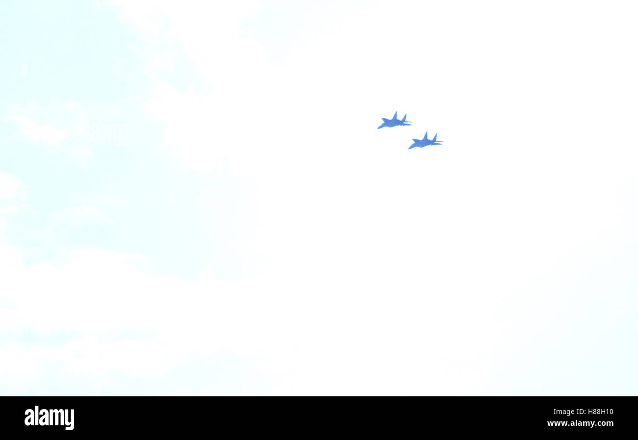 Serbian Air Force Mig-29 fighter bomber jet military combat aircraft ...
