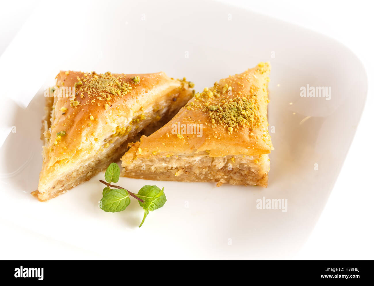 Triangle baklava hi-res stock photography and images - Alamy