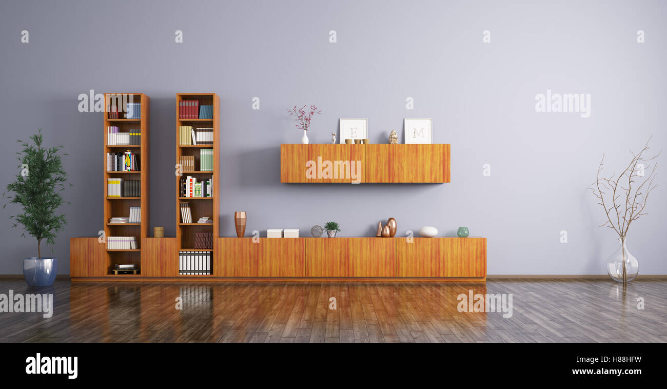 Bookshelves modern home hi-res stock photography and images - Alamy