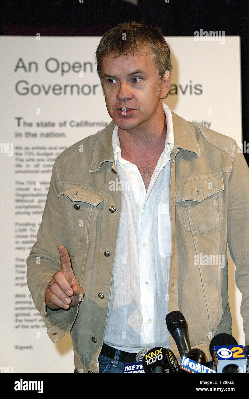 TIM ROBBINS ARTISTS AGAINST CALIFORNIA GOV ACTORS GANG THEATRE LOS ...